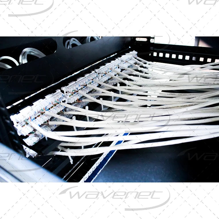 WAVENET 48-Port 2U Category 5e 110-Type Patch Panel