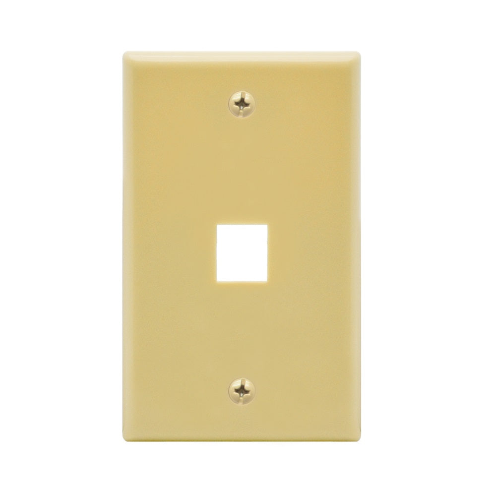 1 Port Keystone Wall Plate