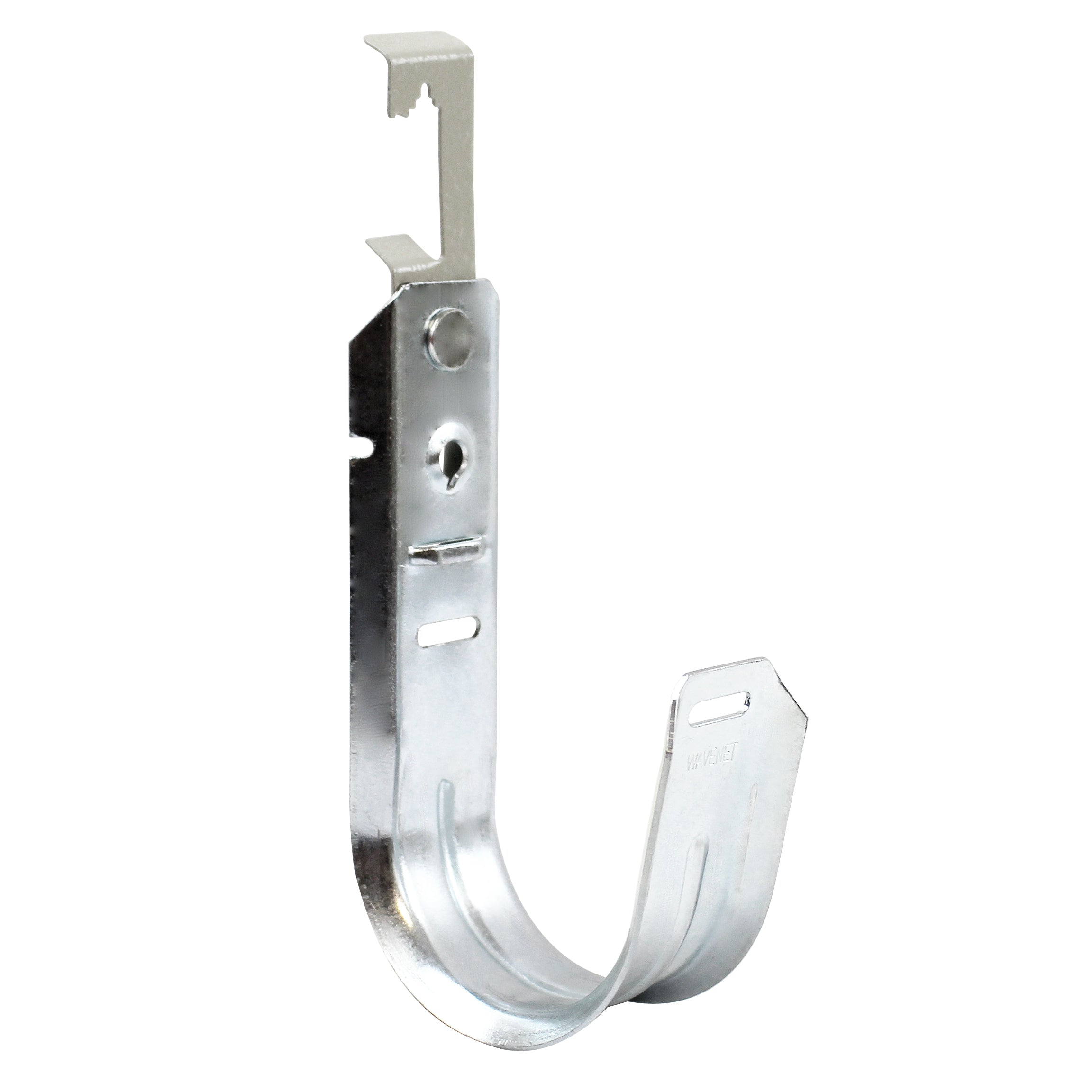 2 Inch Batwing J-Hook With Flange Clip, Cable Management Support (Box